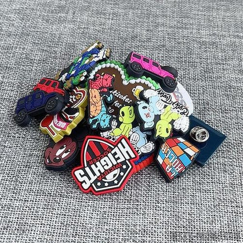 Custom 3D Die Cut Rubber Badge – Besty-Promo